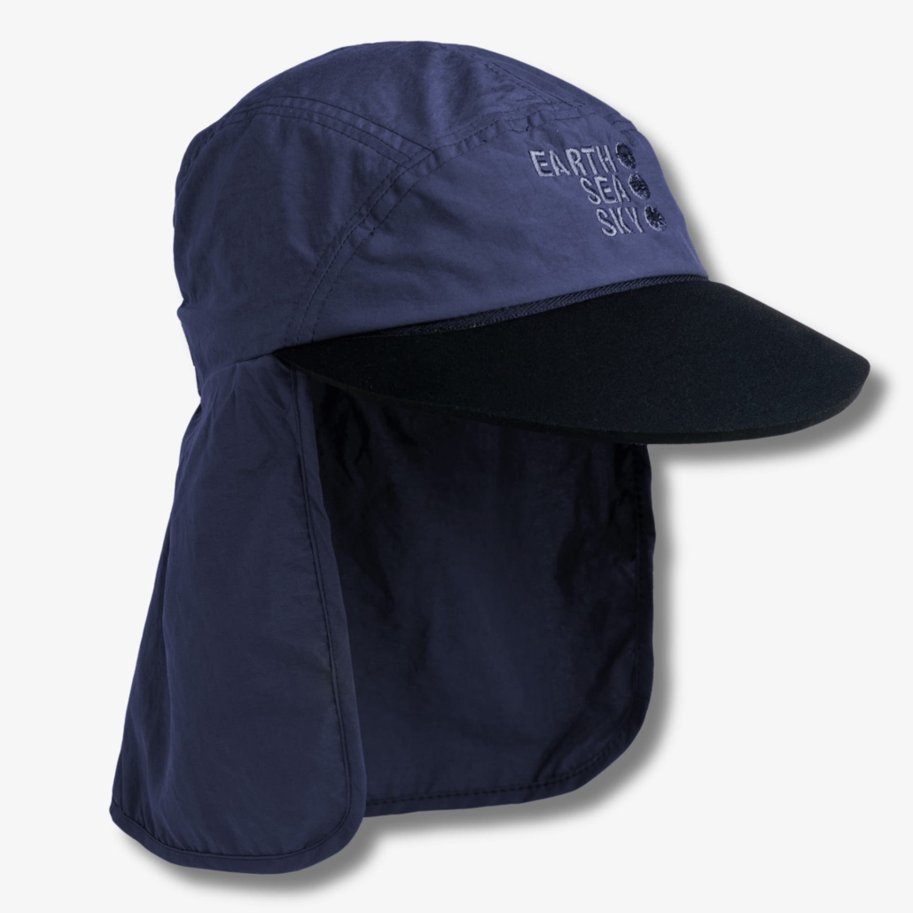 Legionnaires Cap | Sun Protection UV Hat - Earth Sea Sky