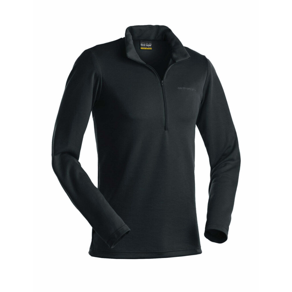 Men's Lightweight Power Dry Zip Polo | Quick-Dry Polo - Earth Sea Sky