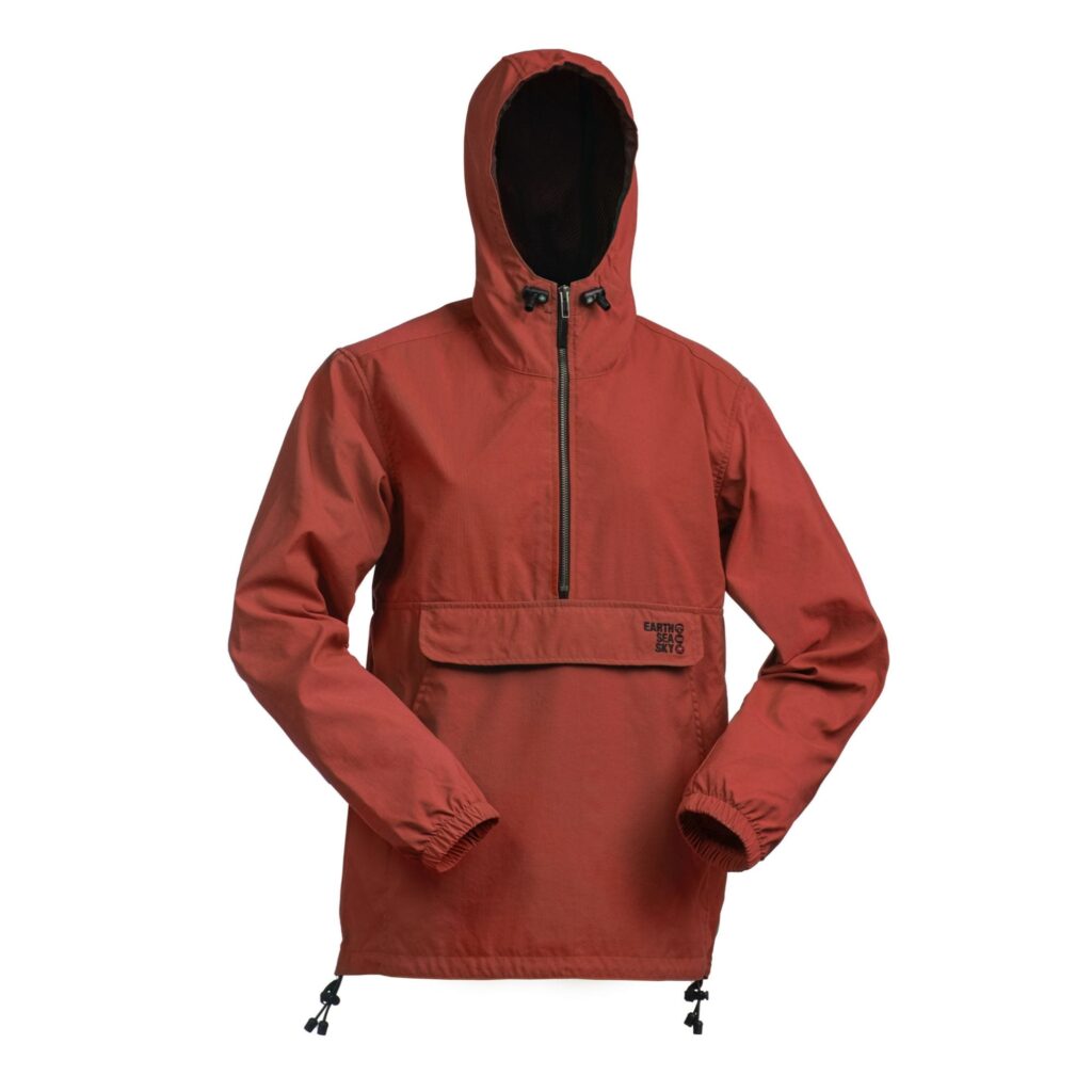 Mens D480 Anorak | Windproof Pullover| Earth Sea Sky