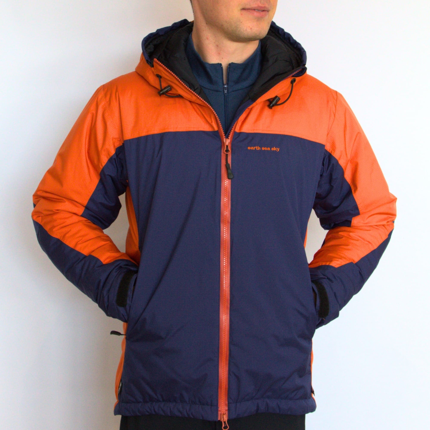 Men's Nano Primaloft Jacket | Insulated Waterproof Jacket - Earth Sea Sky