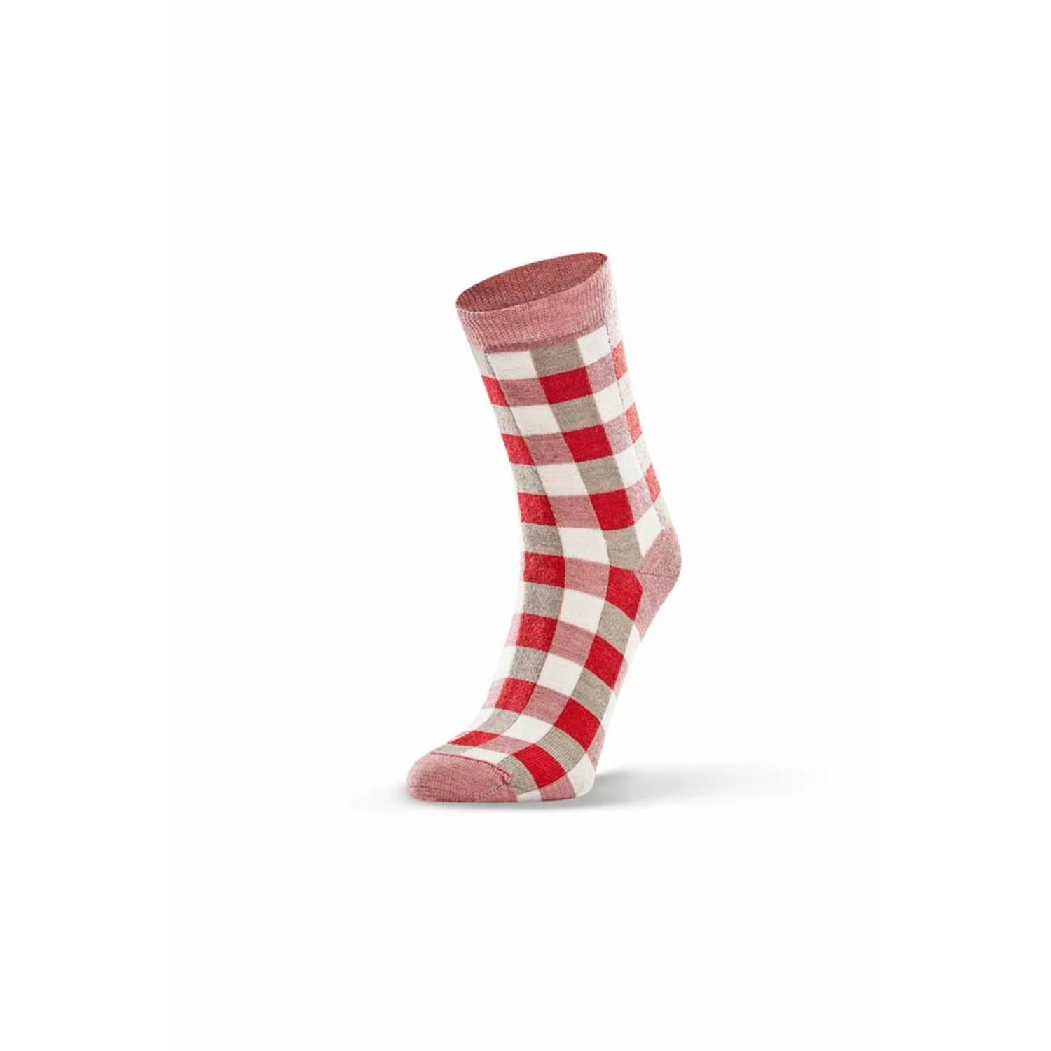 Merino Check Sock | Earth Sea Sky